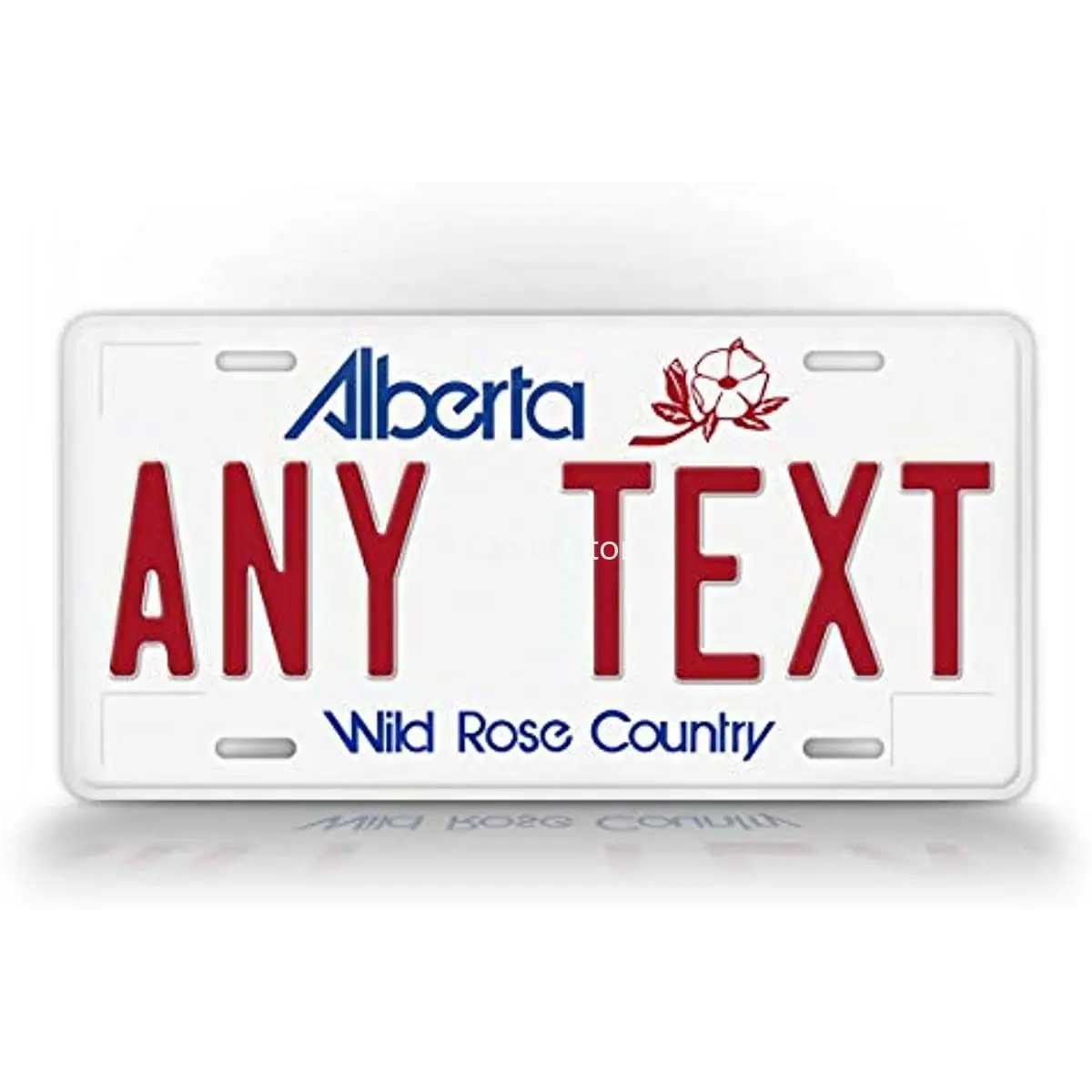 Personalized-Alberta-Canada-Wild-Rose-Country-License-Plate-Any-Text ...