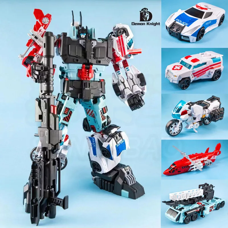 Newest 5 in 1 Demon Knight Defensor Oversized dk05 Transformation Robot ...