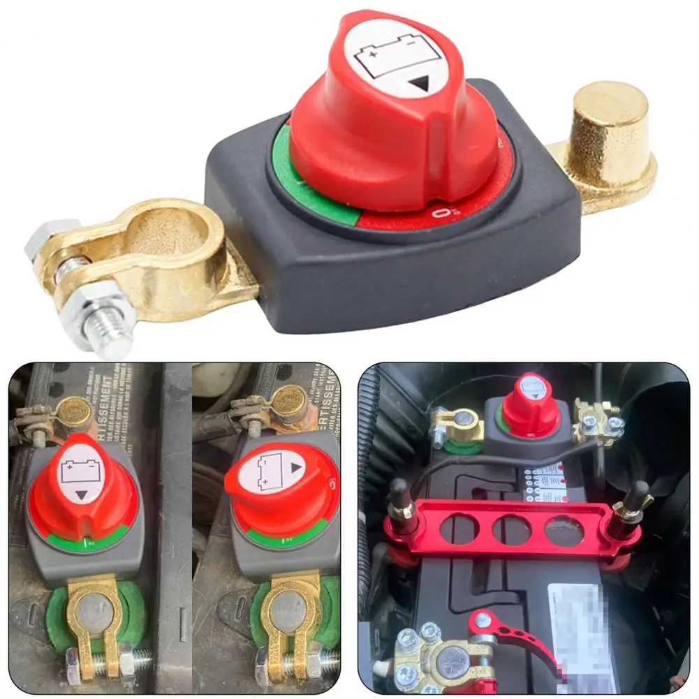 12-48V Top Post Battery Disconnect Switch 275A Continuous Power Cut ...