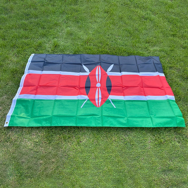 aerxemrbrae flag 90+150cm size Kenya Flag Polyester Flag For Decoration ...
