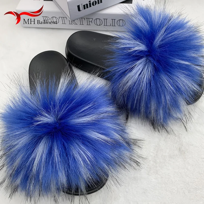 Faux-Fur-Slippers-Women-Soft-Home-Furry-Fluffy-Sandals-Female-Casual ...
