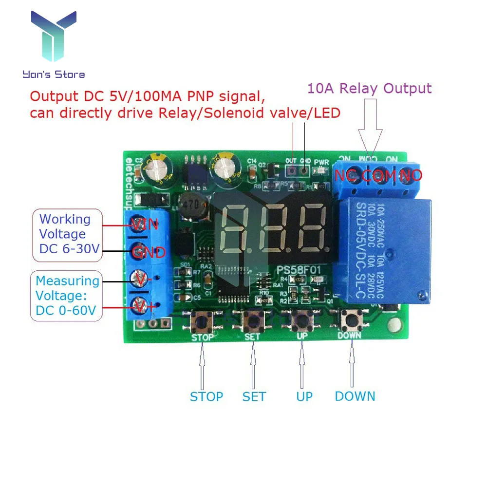 1Pcs-DC0-60V-Charger-Module-Voltage-OverDischarge-Battery-Protection ...