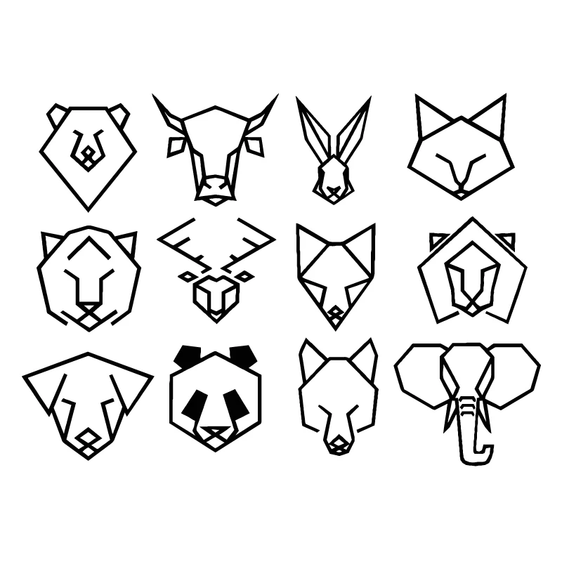 Geometric Animals Art