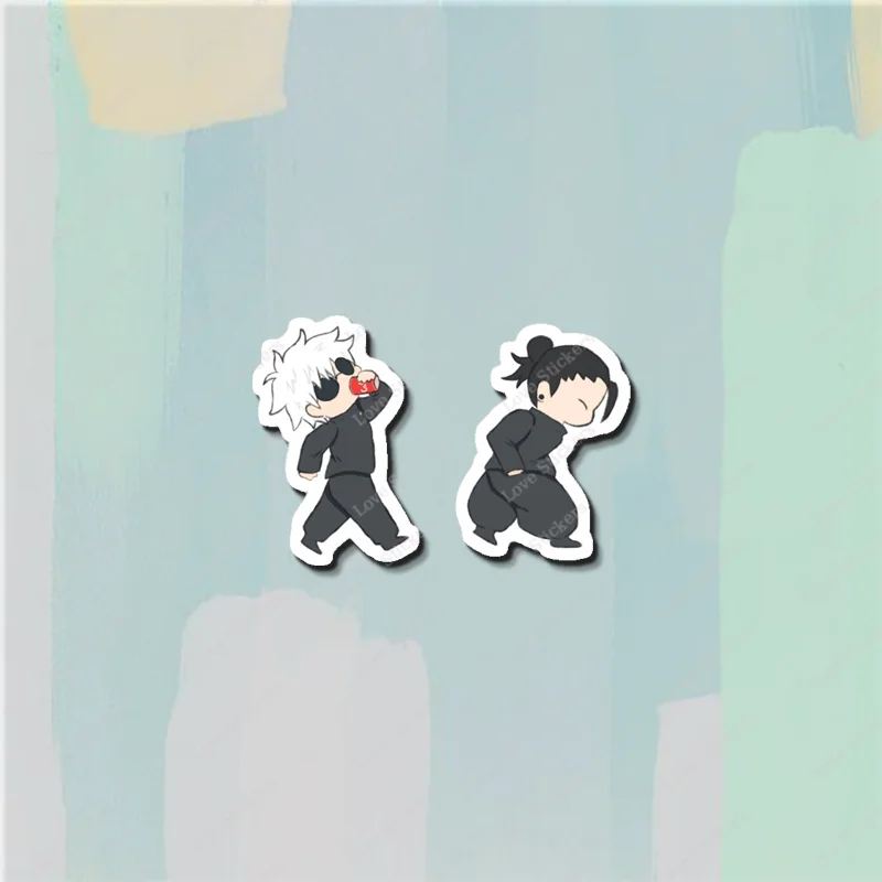 Gojo-And-Geto-Walking-5PCS-Stickers-for-Living-Room-Bumper-Anime-Cute ...