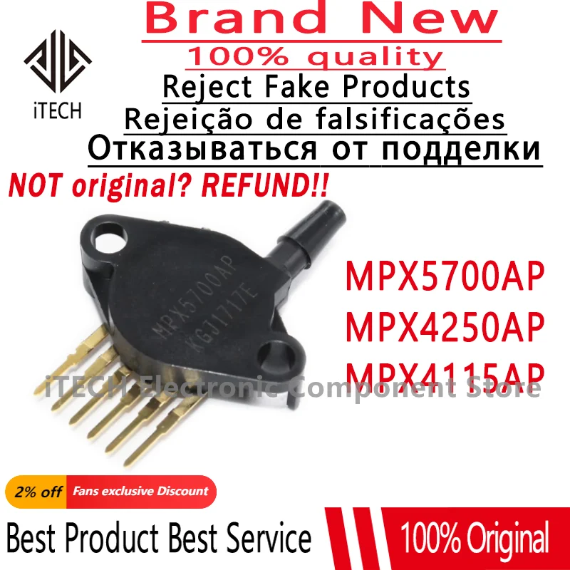 Sensor-diferencial-e-man-metro-de-press-o-de-alta-faixa-MPX5700AP ...