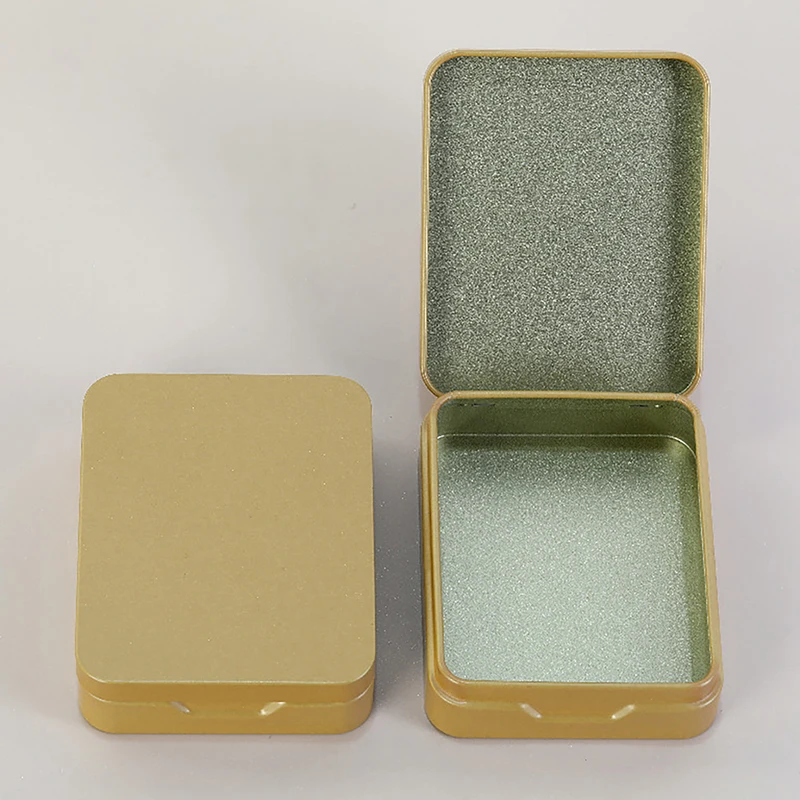 1pc New Tin Storage Box Small Metal Storage Box Jewelry Keys Coins ...