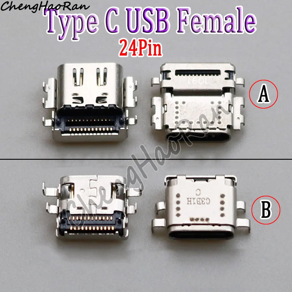 1/2/5 Pcs Type-C USB 3.1 Interface 24 Pin Female SMD Type-C USB Power ...