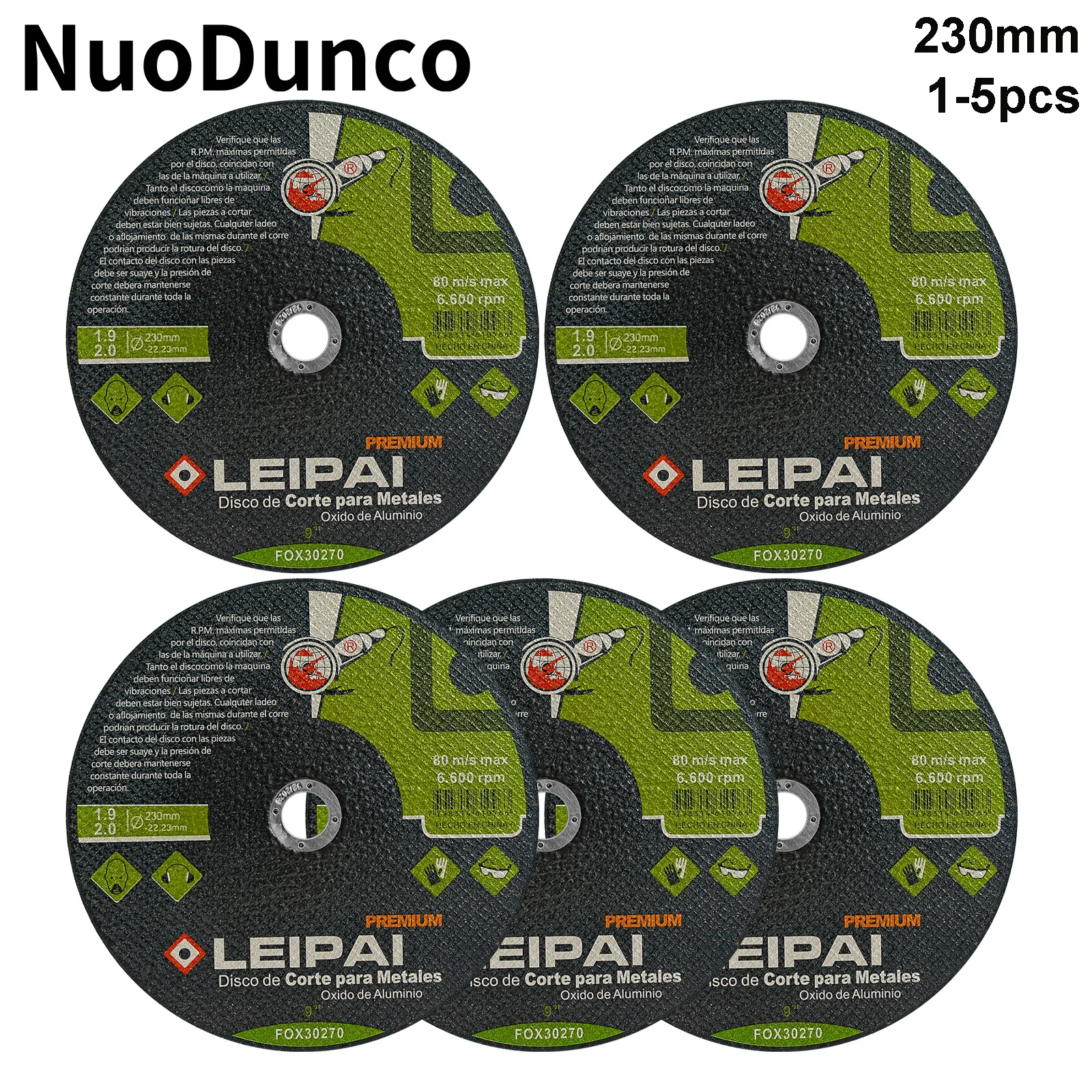 NunDunco 230mm Metal Cutting Disc 9"Resin Grinding Wheel Disc for ...