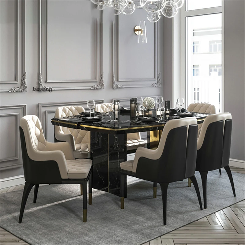 modern-Dining-Chairs-Nordic-Luxury-Dining-Table-Chair-Combination-Small ...