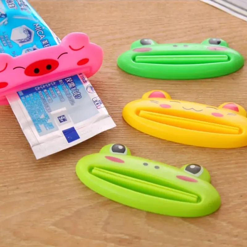 New-Type-Squeezer-Cute-Cartoon-Manual-Toothpaste-Squeezer-Cute-Frog-Animal-Shape-Cleanser-Manual ...