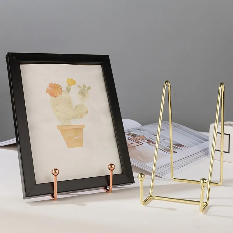 Picture-Easel-Metal-Plate-Stands-Holder-Plate-Display-Stand-Display ...