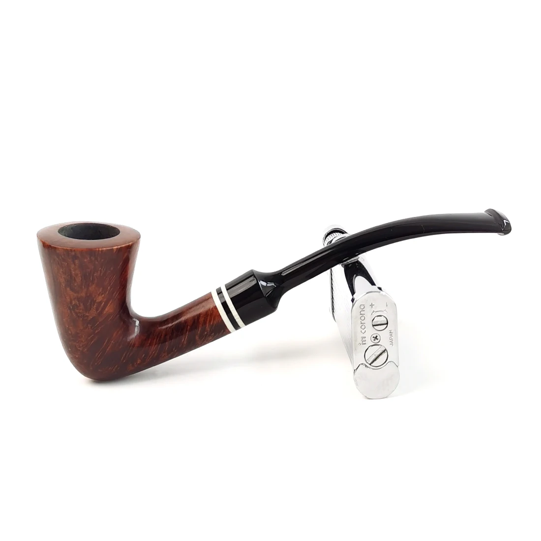 Hand-made-briar-wood-tobacco-pipe-dublin-style-lightweight-Gift-boxed ...