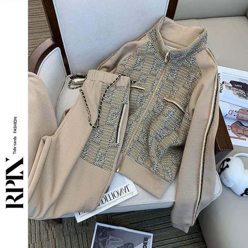 Fashion-Track-Suits-for-Women-2-Piece-2024-Spring-Summer-Korean-Coat ...