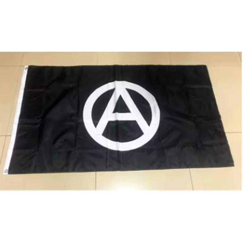 2X3FT Anarchy Anarchist Flag WITH black 3x5ft Banner - AliExpress 15