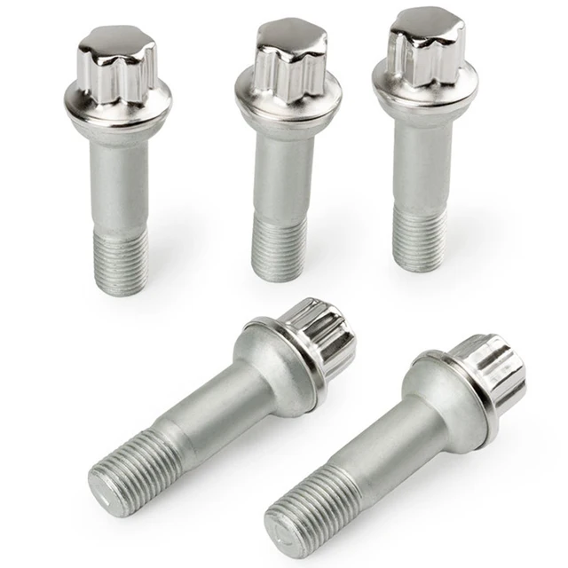 5PCS Wheel Lug Bolts Nuts 0009905407 For Mercedes Benz ML350 S500 ...