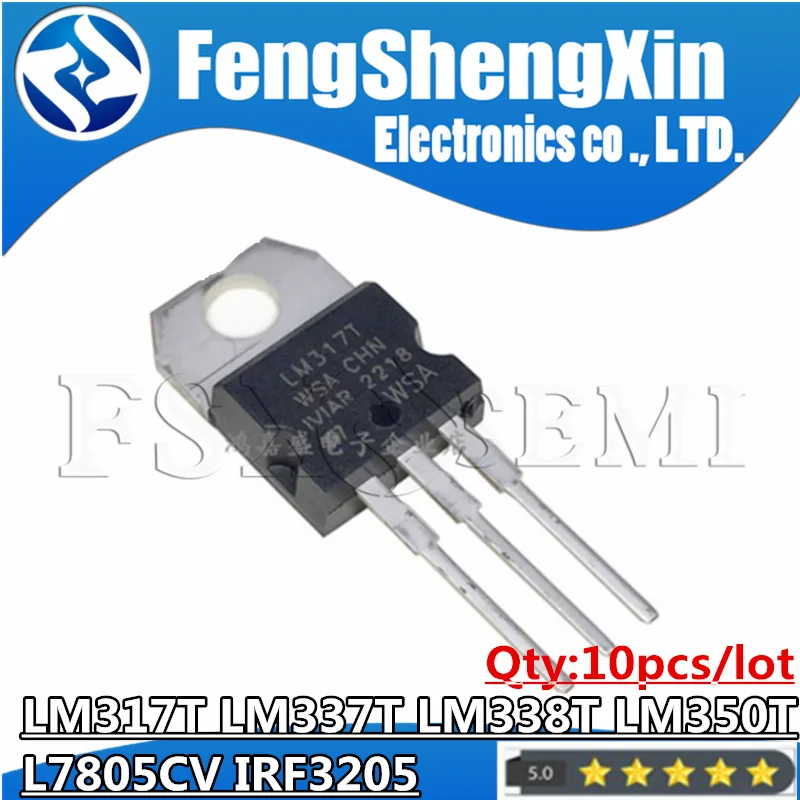Regulador-de-voltaje-IC-TO-220-LM337-LM338-LM350-LM317-LM317T-LM337T-LM350T-L7805CV-IRF3205 ...