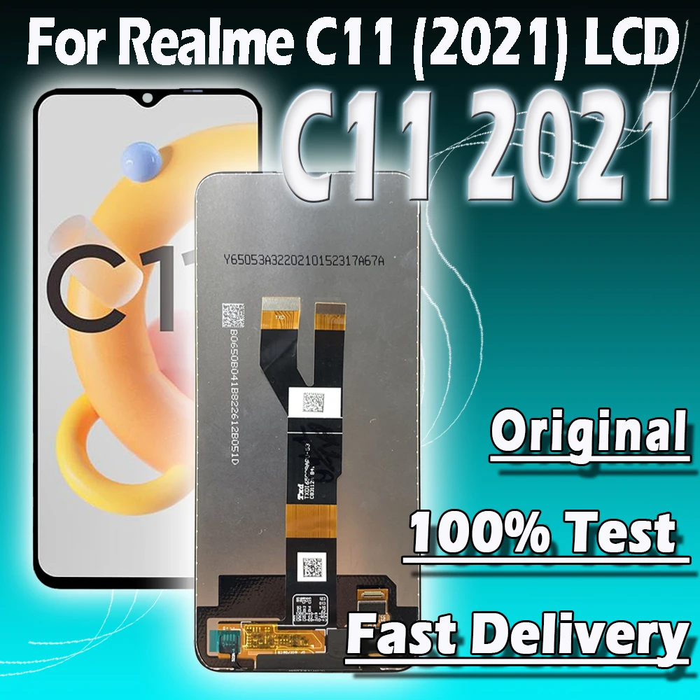 6-5-Original-For-OPPO-Realme-C11-2021-RMX3231-LCD-Display-Touch-Screen ...