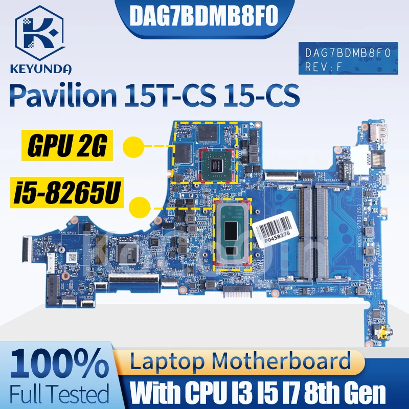 For-HP-Pavilion-15T-CS-15-CS-Notebook-Mainboard-DAG7BDMB8F0-862398-855 ...