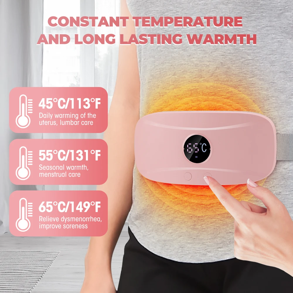Menstrual-Relief-Pad-Abdominal-Warming-Belly-Warmer-Period-Belt ...