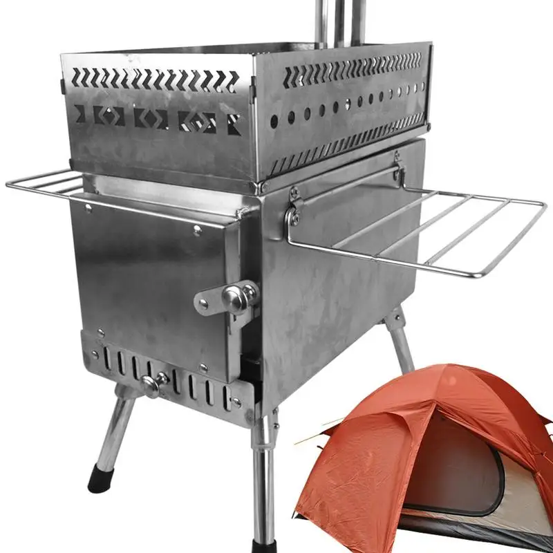 Folding-Tent-Stove-Portable-Foldable-Backpacking-Stoves-Camping-Wood ...