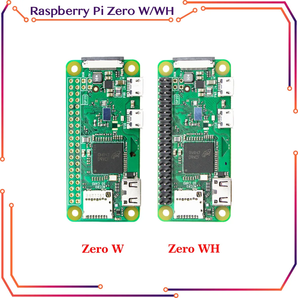 Raspberry-Pi-Zero-W-WH-with-40-PIN-pre-soldered-GPIO-Headers-with-WIFI ...
