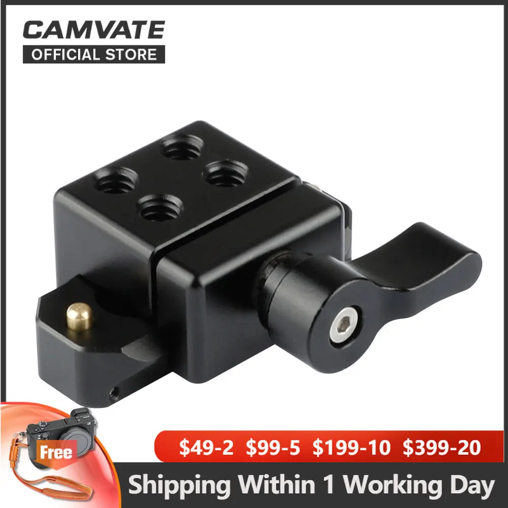 Camvate Universal Quick Release Nato Clamp & Standard 50mm Nato ...