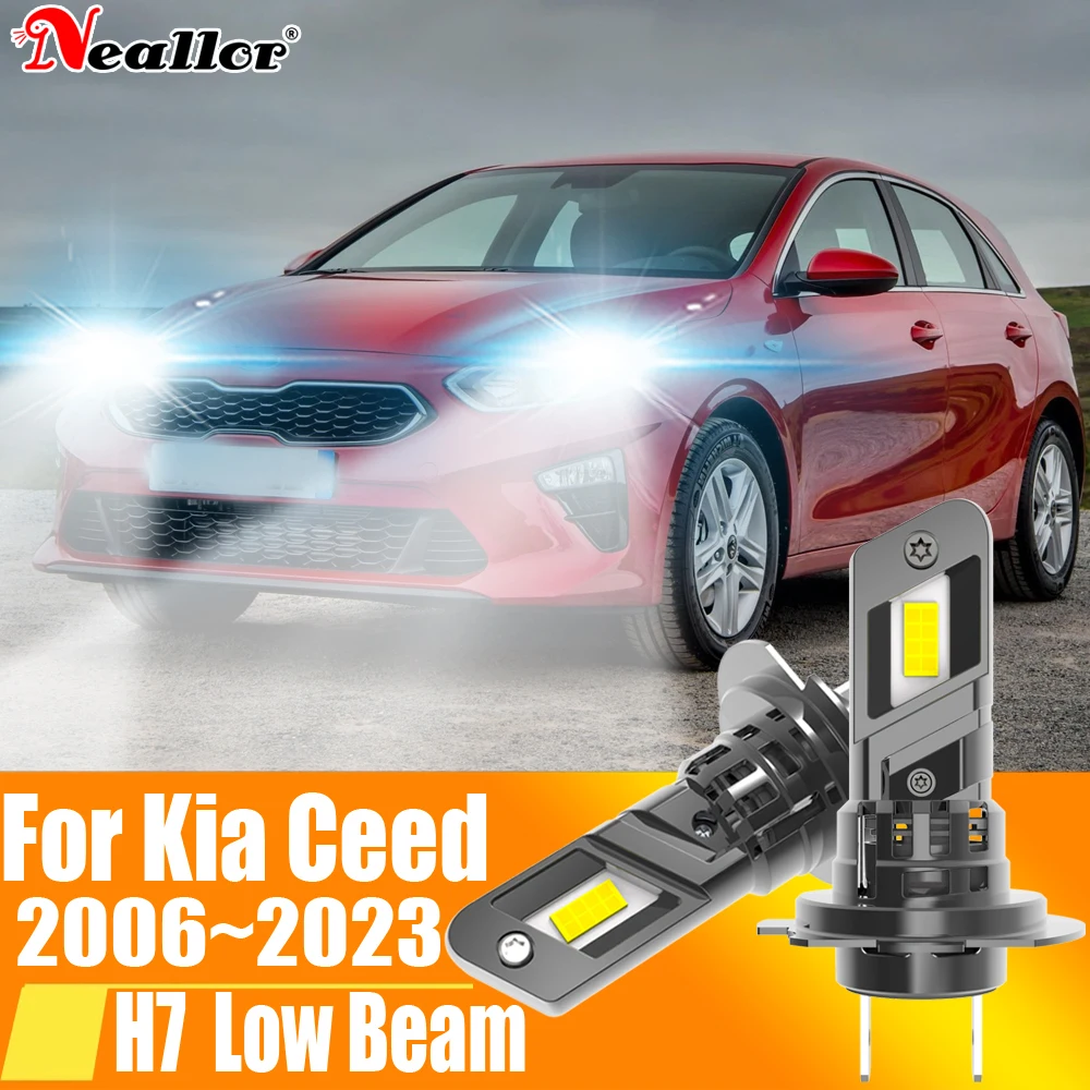 2pcs High Power H7 Led Headlight Canbus No Error H18 Car Bulb 6000K ...