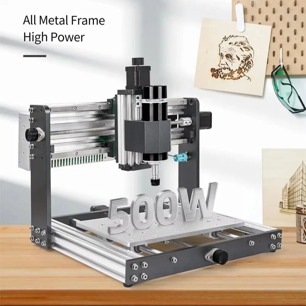 New LY CNC 3018 Plus V3.0 500W Desktop Wood CNC Router Engraver ...