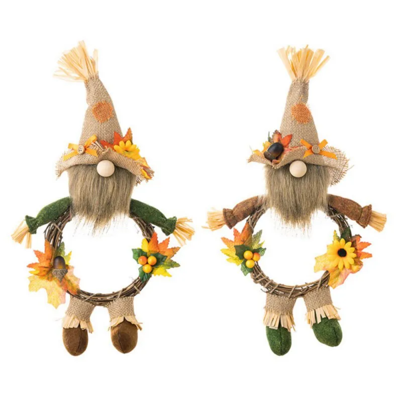 Dwarf-Wreath-Autumn-Rattan-Wreath-Thanksgiving-Day-Decor-Maple-Sunflower-Berry-Rattan-Garland ...