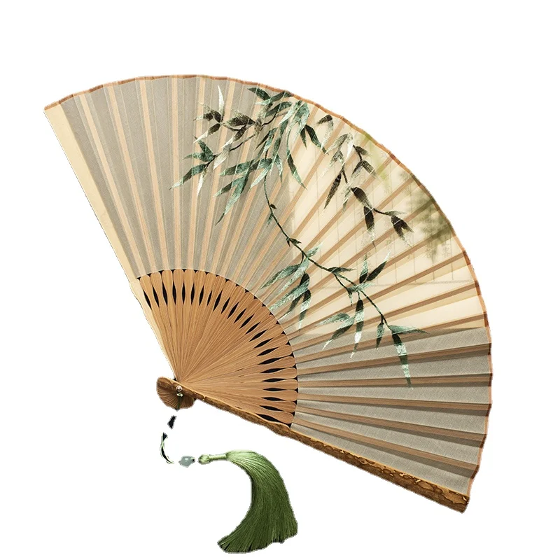 Ancient-Style-Suzhou-Embroidery-Chinese-Style-Bamboo-Folding-Fan ...