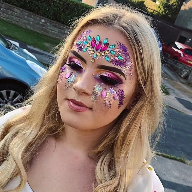 Carnival Makeup Ideas Face Jewels