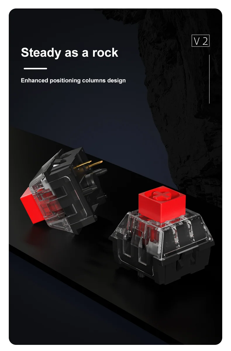 Kailh Box White V2, Box Brown V2, Box Red V2 механические переключатели ...