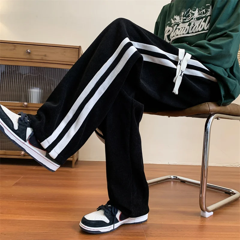 Autumn-Baggy-Striped-Sweatpants-Men-Fashion-Straight-Pants-Hip-Hop ...