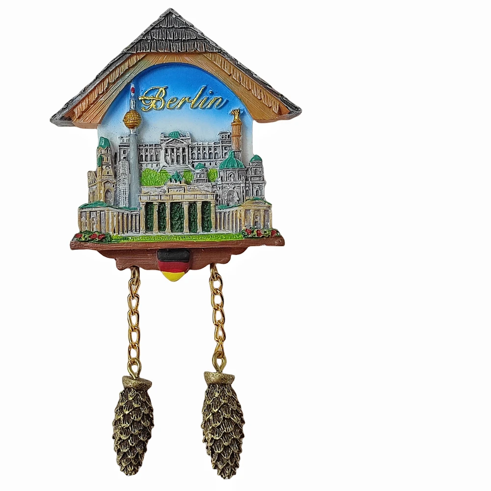 Berlin-Germany-3D-Cuckoo-Clock-Fridge-Refrigerator-Magnet-Souvenir-Gift ...
