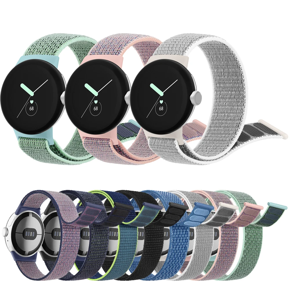Nylon Strap For Google Pixel Watch band Breathable Watchband Wristband ...