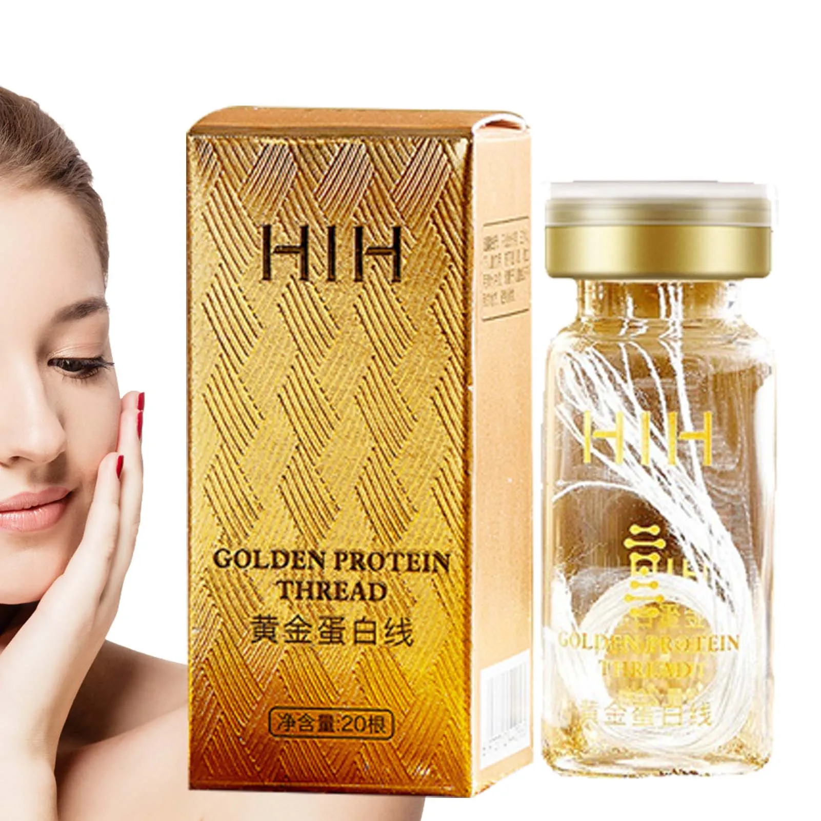 Facial Protein Threads Nourishing Golden Collagen Silk 20pcs Protein ...
