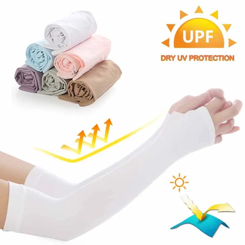 Summer-Cool-Sun-screen-Sleeve-For-Men-Women-Breathable-Ice-Silk-Sleeves ...