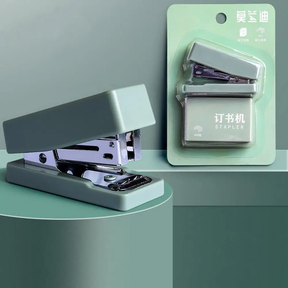 1-Set-Great-Manual-Stapler-Cartoon-Pattern-Bind-Solid-Color-Manual ...