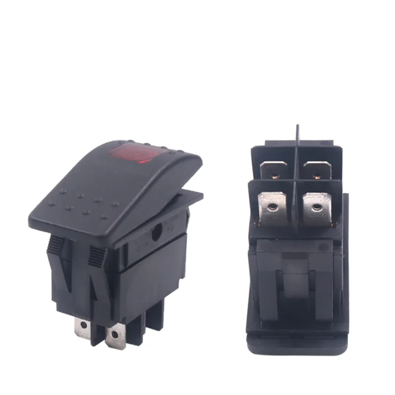 3 X Car Boat Offroad 12V/24v 20A Bar Rocker Toggle Switch 4 Pin Green ...