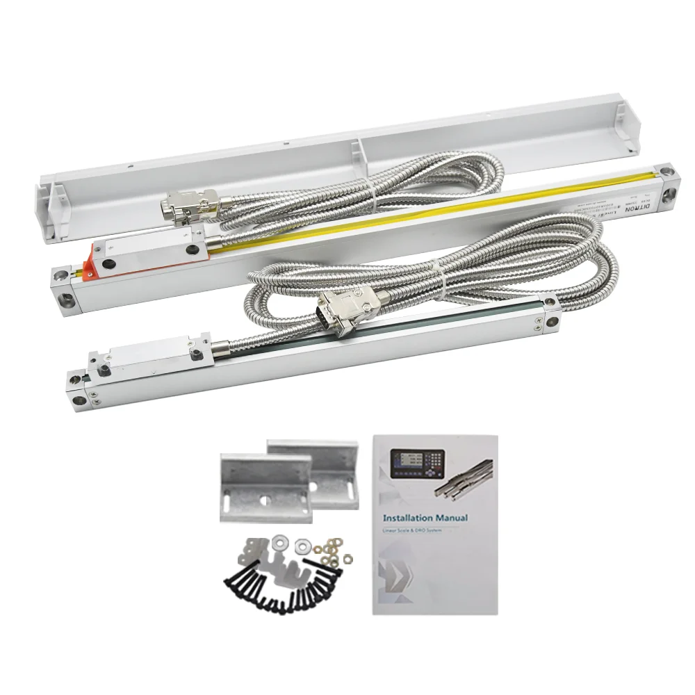 High Precision 50-1000 mm Linear Scale Optical Grating Ruler Linear ...