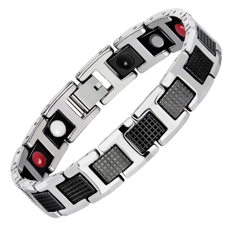 Tungsten-Steel-Energy-Bracelet-Germanium-Anti-fatigue-Titanium-Steel ...