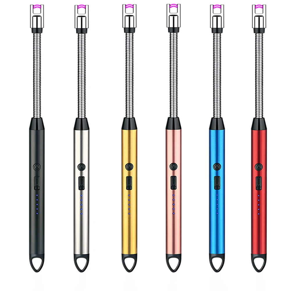 Outdoor-Kitchen-Lighter-USB-Rechargeable-Electric-Arc-Candle-Gas-Stove ...