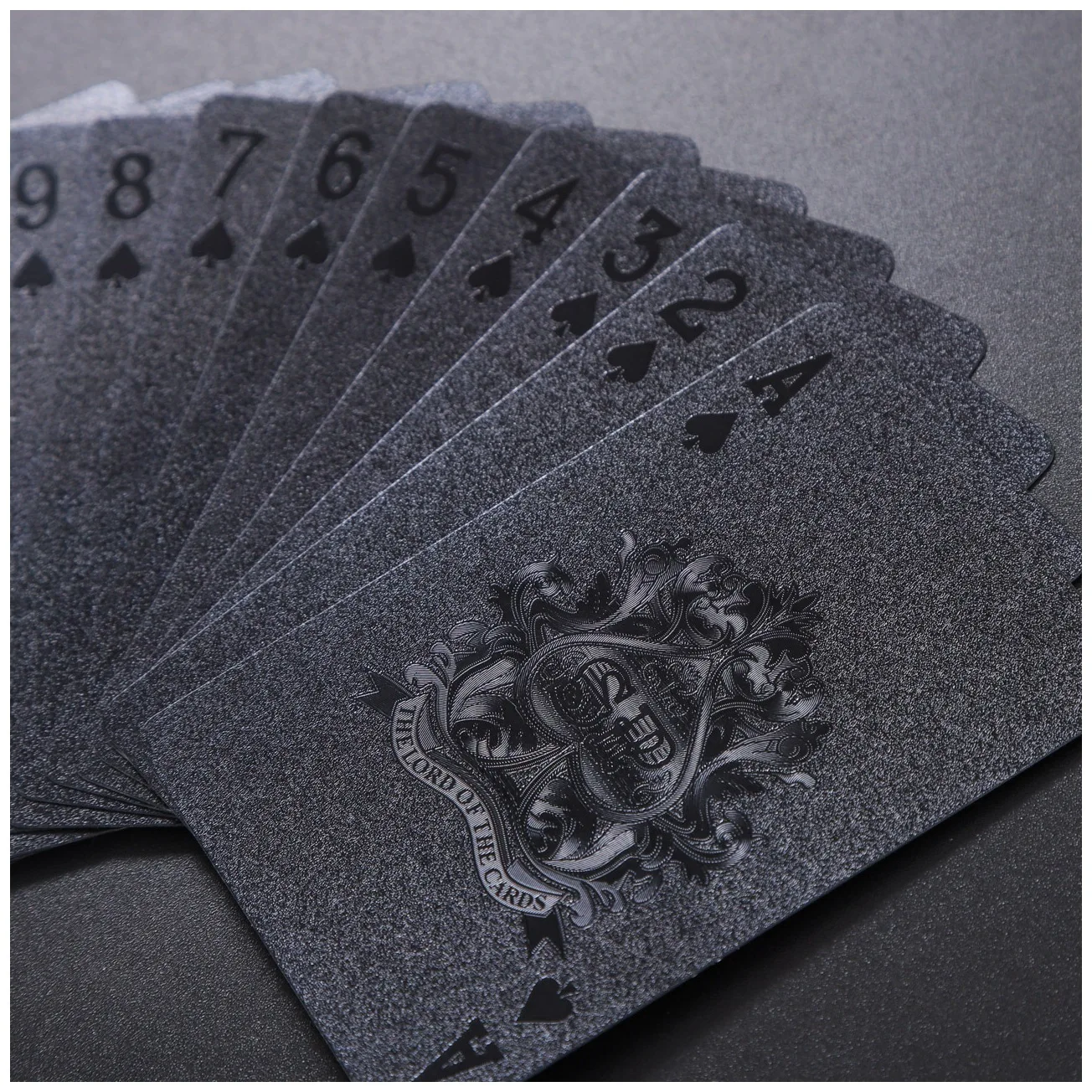 polish-board-games-Waterproof-Plastic-Playing-Card-Game-Black-Poker ...