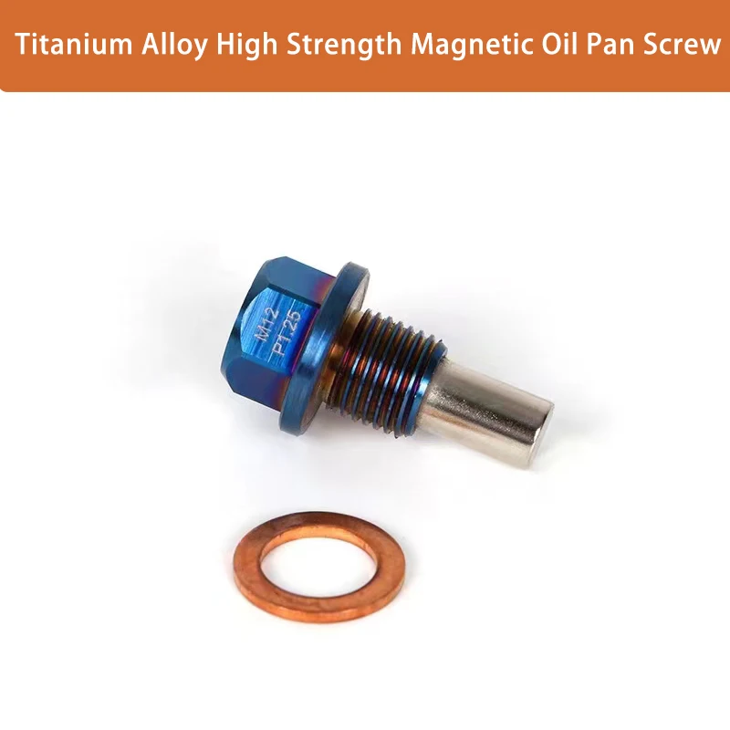 Titanium-Alloy-Magnetic-Oil-Pan-Drain-Plug-Screw-Oil-Sump-Nut-Oil-Plug ...
