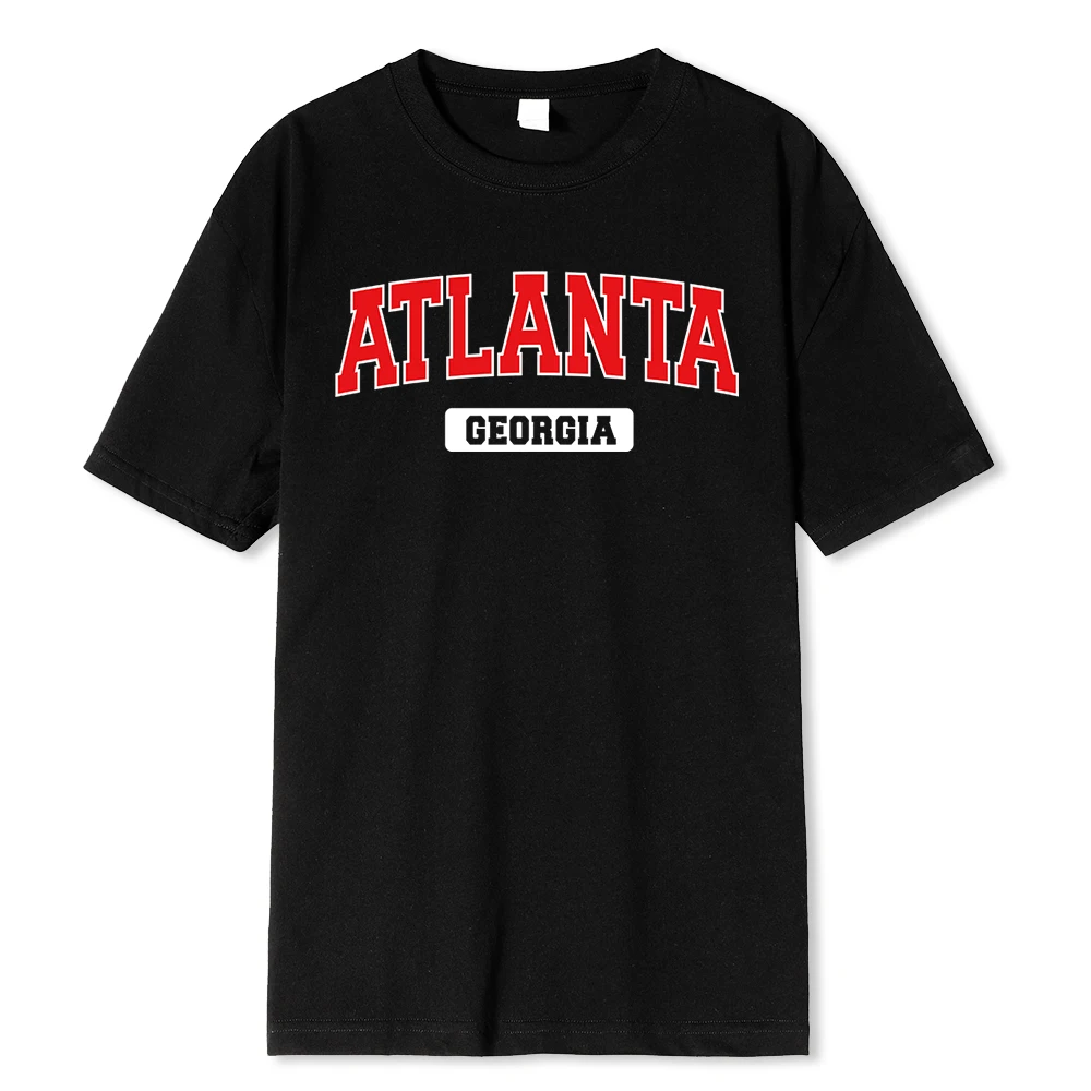 Atlanta-Georgia-Street-Printing-Men-T-Shirt-Fashion-Casual-Tshirts ...