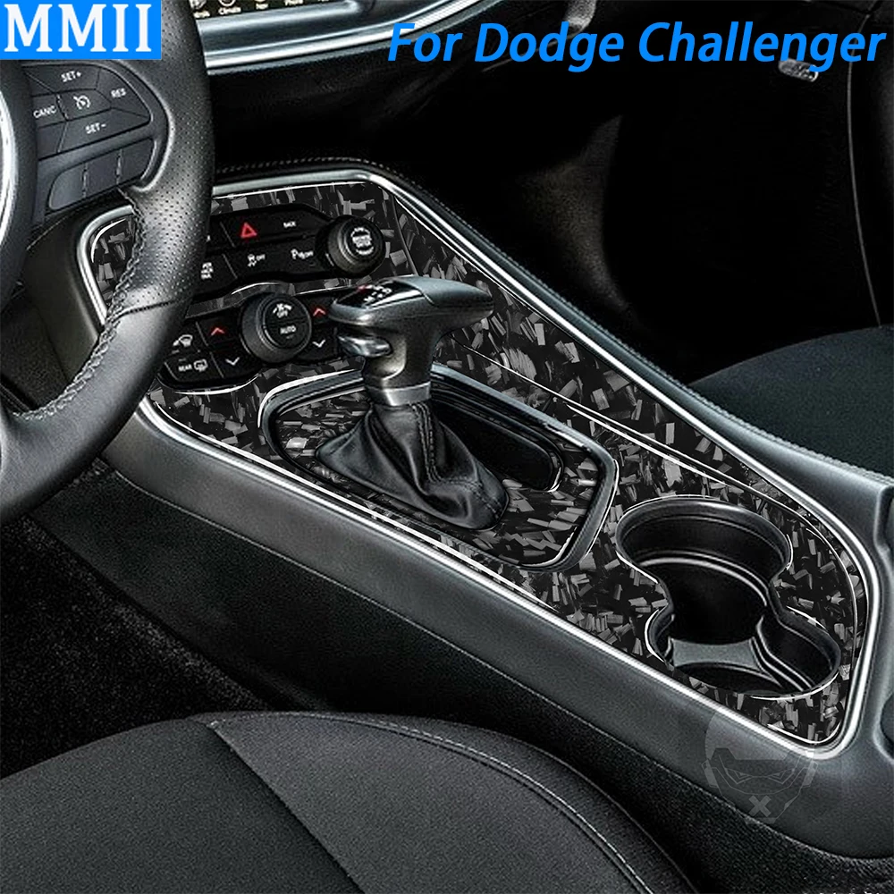 For-Dodge-Challenger-2015-2022-Forged-Carbon-Fiber-Gear-Shift-Panel ...