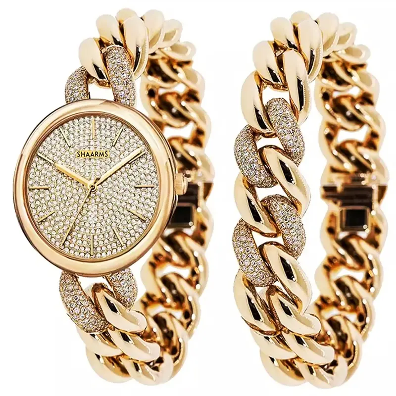 Women-s-Watches-Jewelry-Quartz-Watch-Stainless-Steel-Strap-Gold-Watch ...