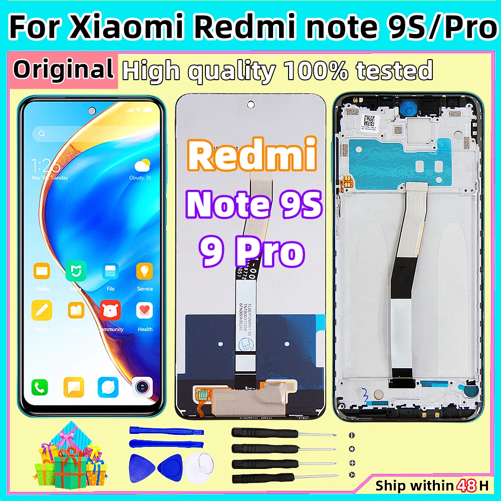 ORG-LCD-For-Xiaomi-Redmi-Note-9-Pro-LCD-Display-Touch-Screen-Digitizer ...