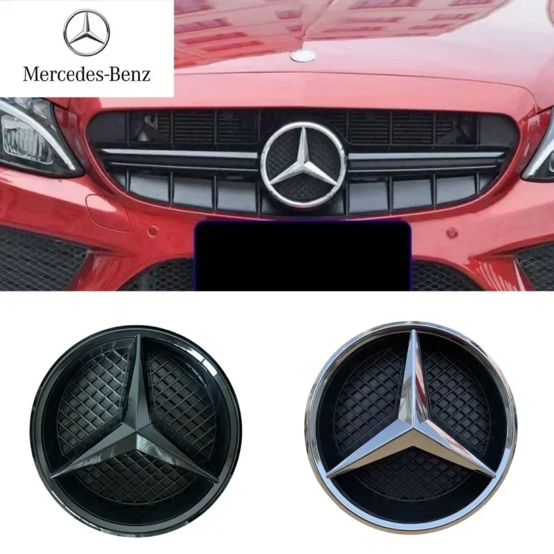 Black-border-and-silver-border-decoration-for-Mercedes-Benz-W205-C-E-ML ...