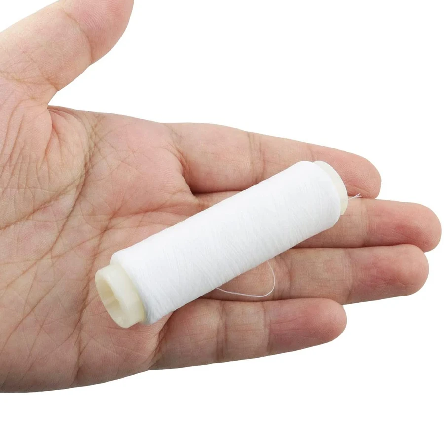 White-Nylon-Bait-Elastic-Thread-0-2mm-Length-656-Ft-Per-Spool-Stretchy ...